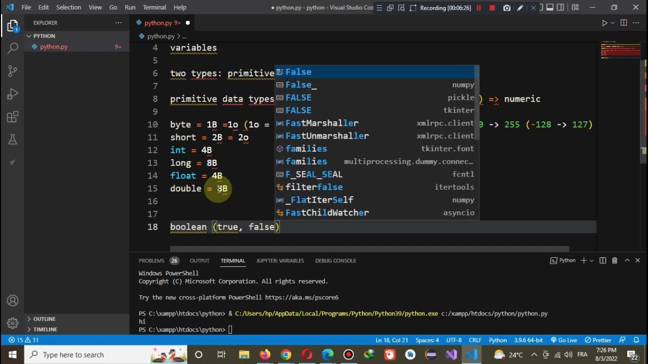 08 Variables Python 3 Become Engineer Academy Youtube