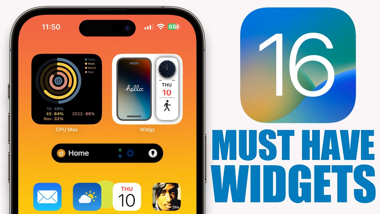 10 Great Ios 16 Widgets You Must Try Youtube