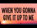 Sean Paul Keyshia Cole When You Gonna Give It Up To Me Lyrics Golden ...