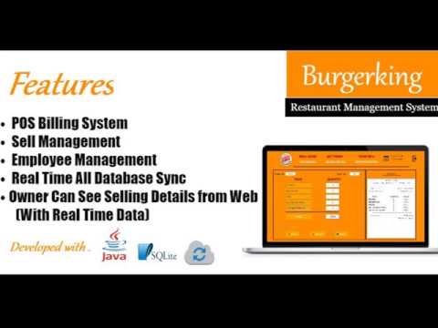 Java Swing Software Project Restaurant Management System Youtube