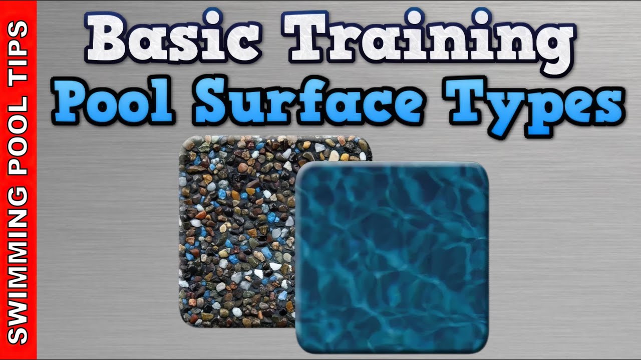 Swimming Pool Surface Types Youtube