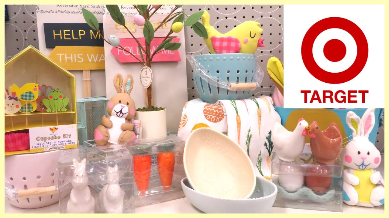 New Target Dollar Spot Easter Decor 2020 Youtube