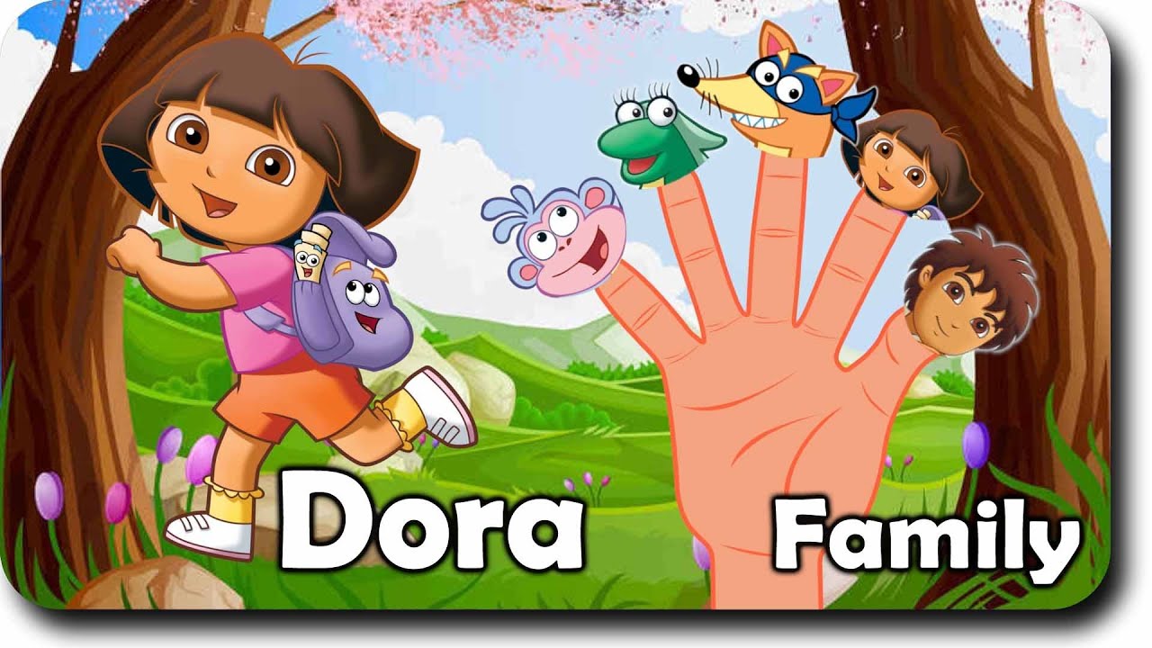 Finger Family Nursery Rhymes Finger Family Song Dora The Explorer