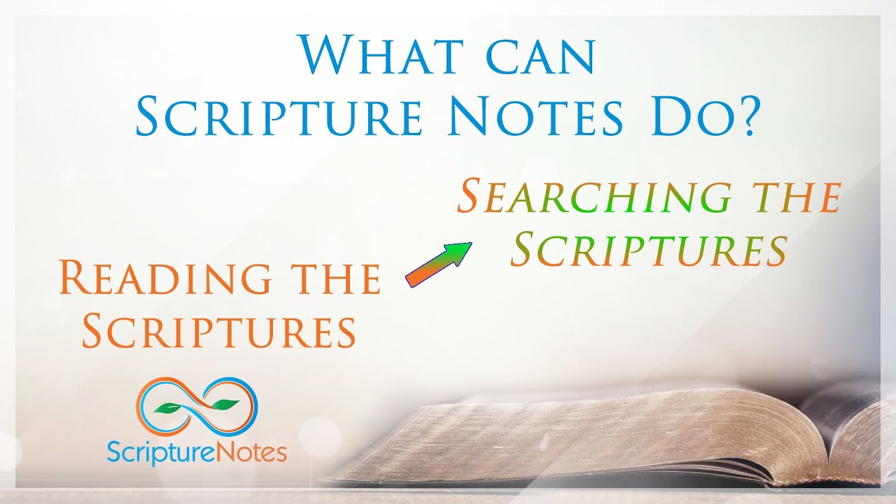 What Can Scripture Notes Do Youtube