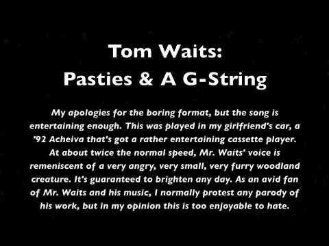 Tom Waits Pasties A G String 2x Speed Youtube