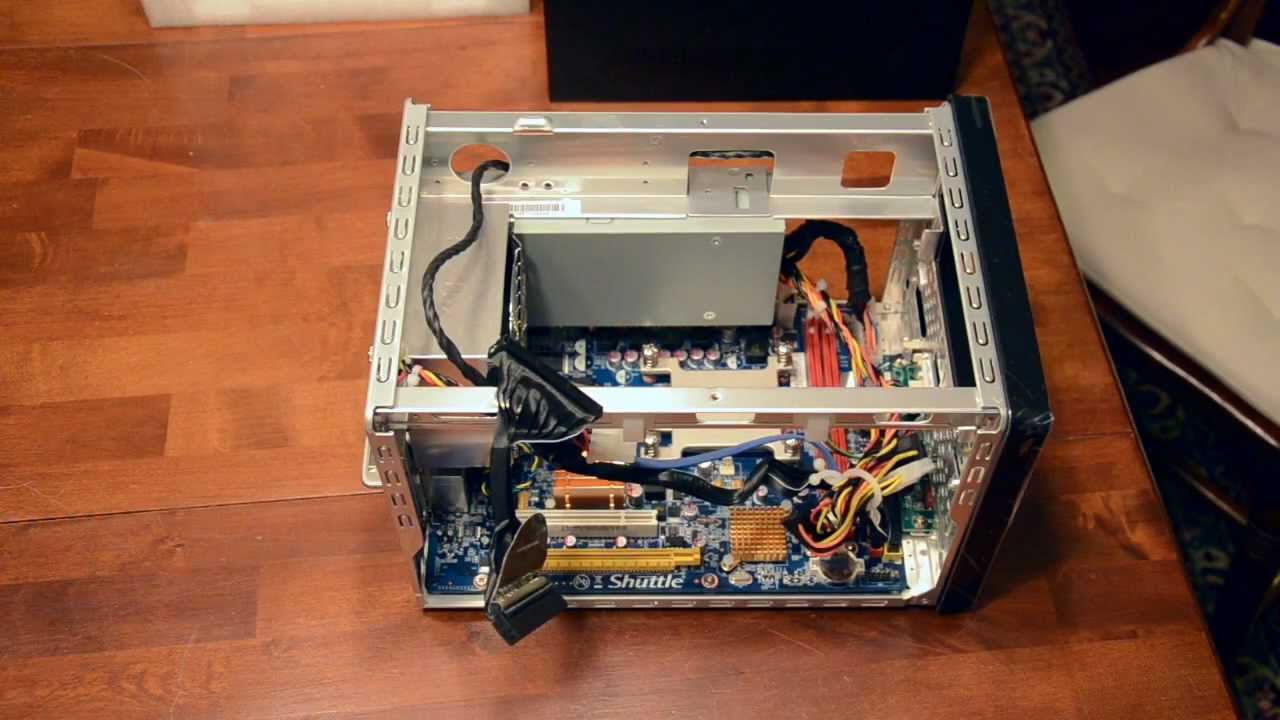 Shuttle Pc Sa76g2 V2 Build Part 1 Youtube