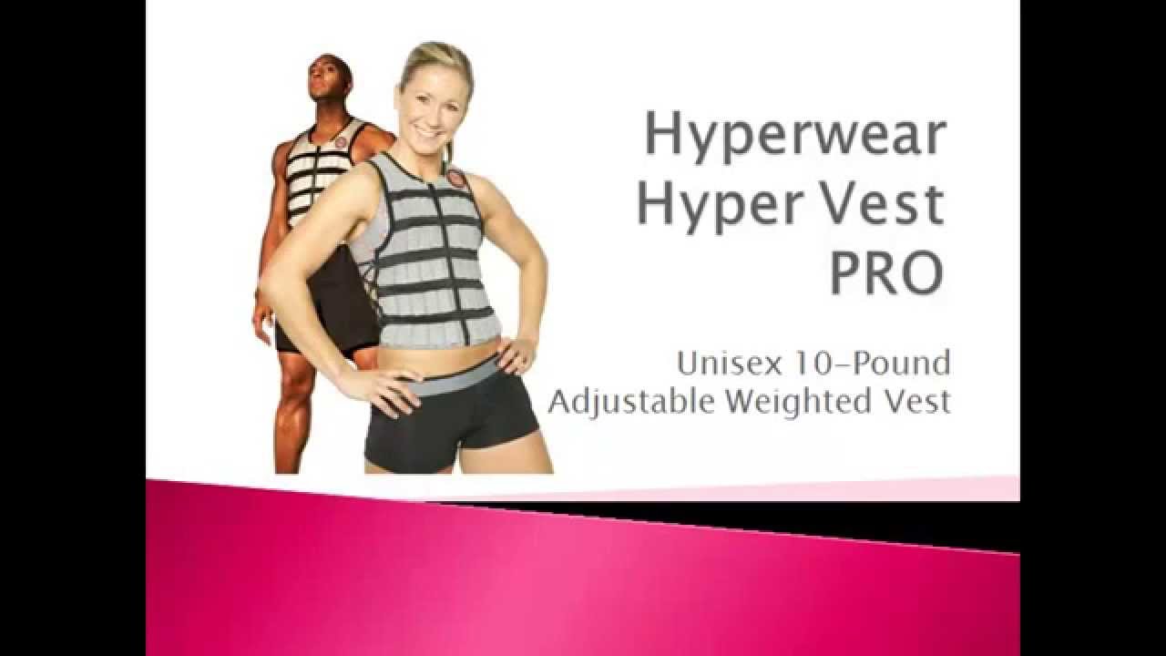 Hyperwear Hyper Vest Pro Weighted Vest Review Youtube
