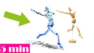 Tips Para Dibujar Maniquí De Madera Poses Rápidas Doovi