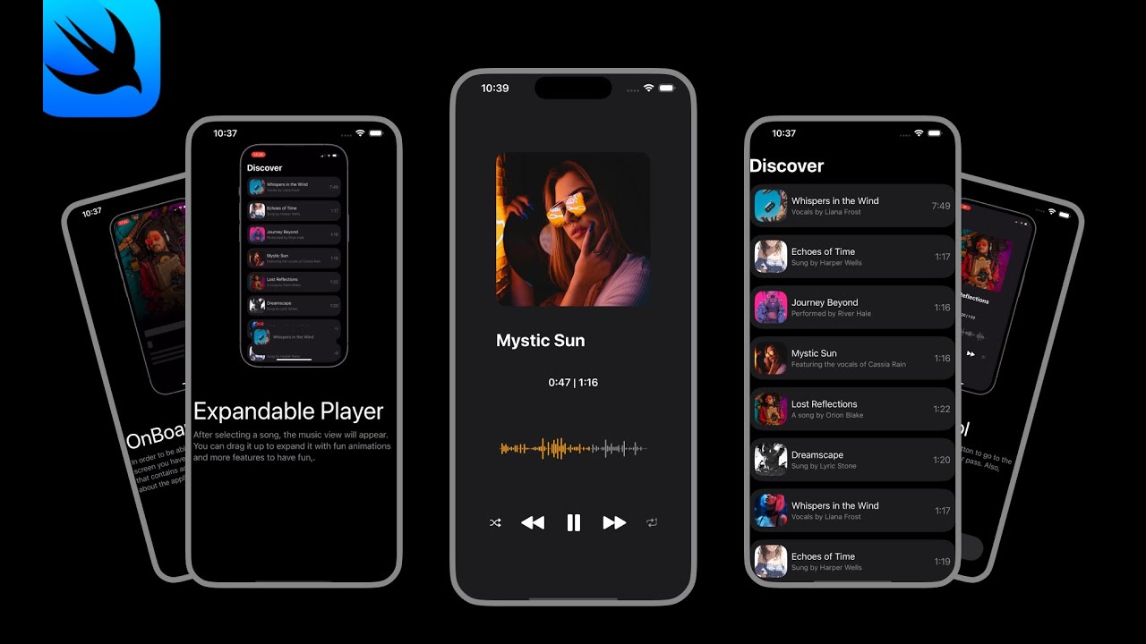 Swiftui Music App With Custom Onboarding Youtube