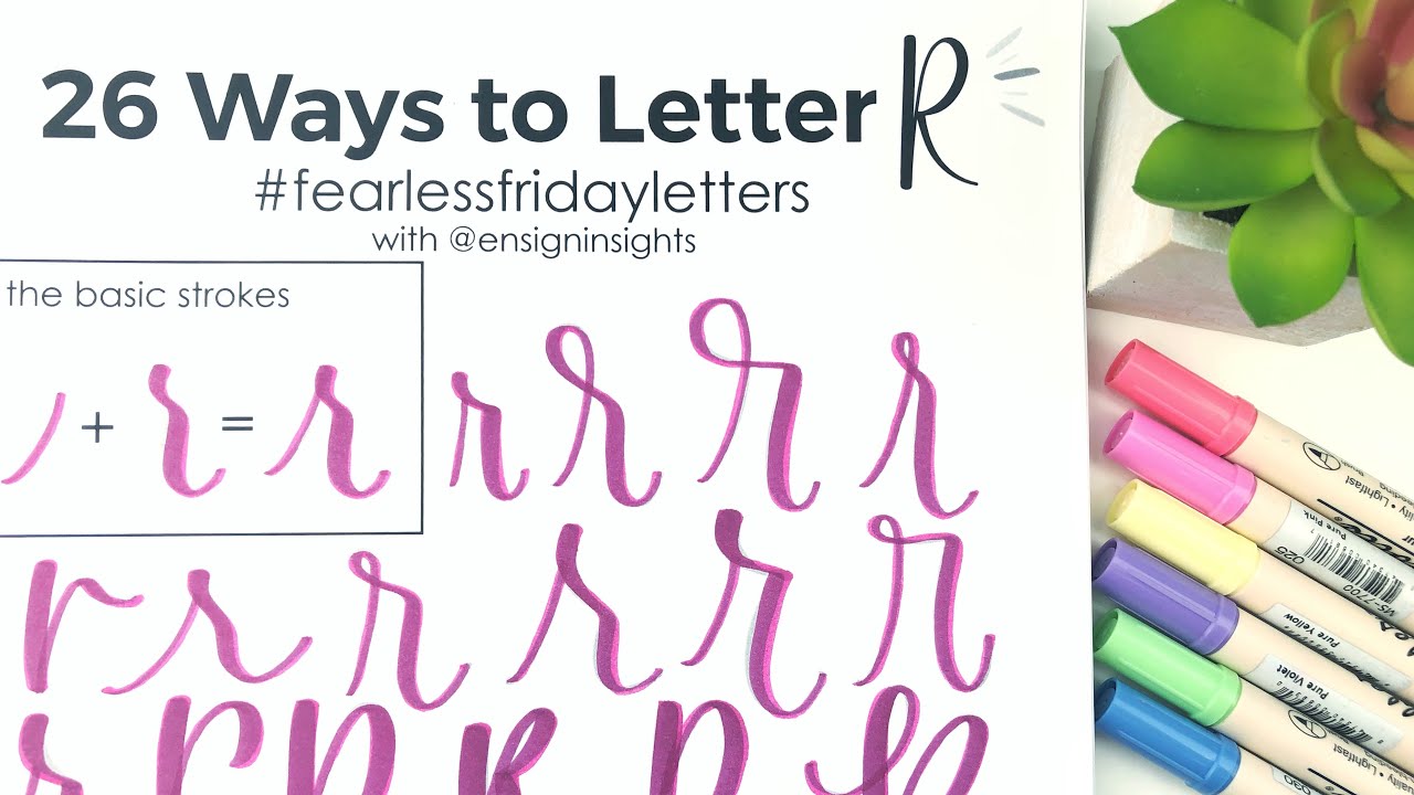 Calligraphy Fancy Lowercase R Maquinadeha Blarpavadas