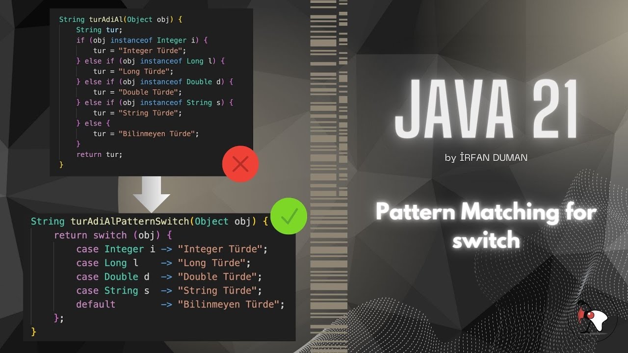 Java 21 Gгњncellemesд 2 Pattern Matching For Switch Youtube