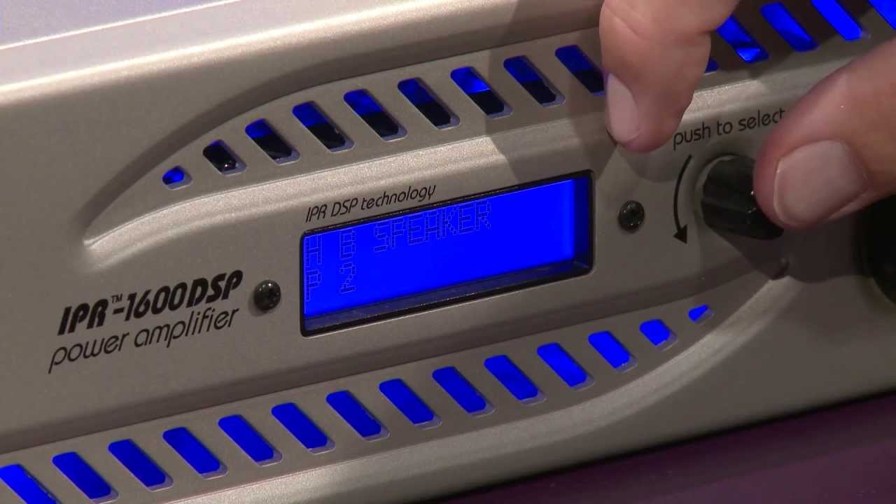 Peavey Ipr Dsp 1600 Power Amplifier Overview Full Compass Youtube