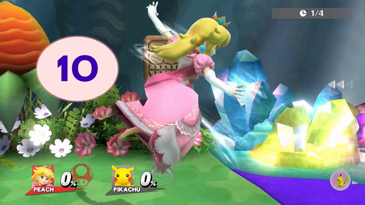 Peach Tutorial Out Of Shield Part 6 8 Super Smash Bros 4 Wii U