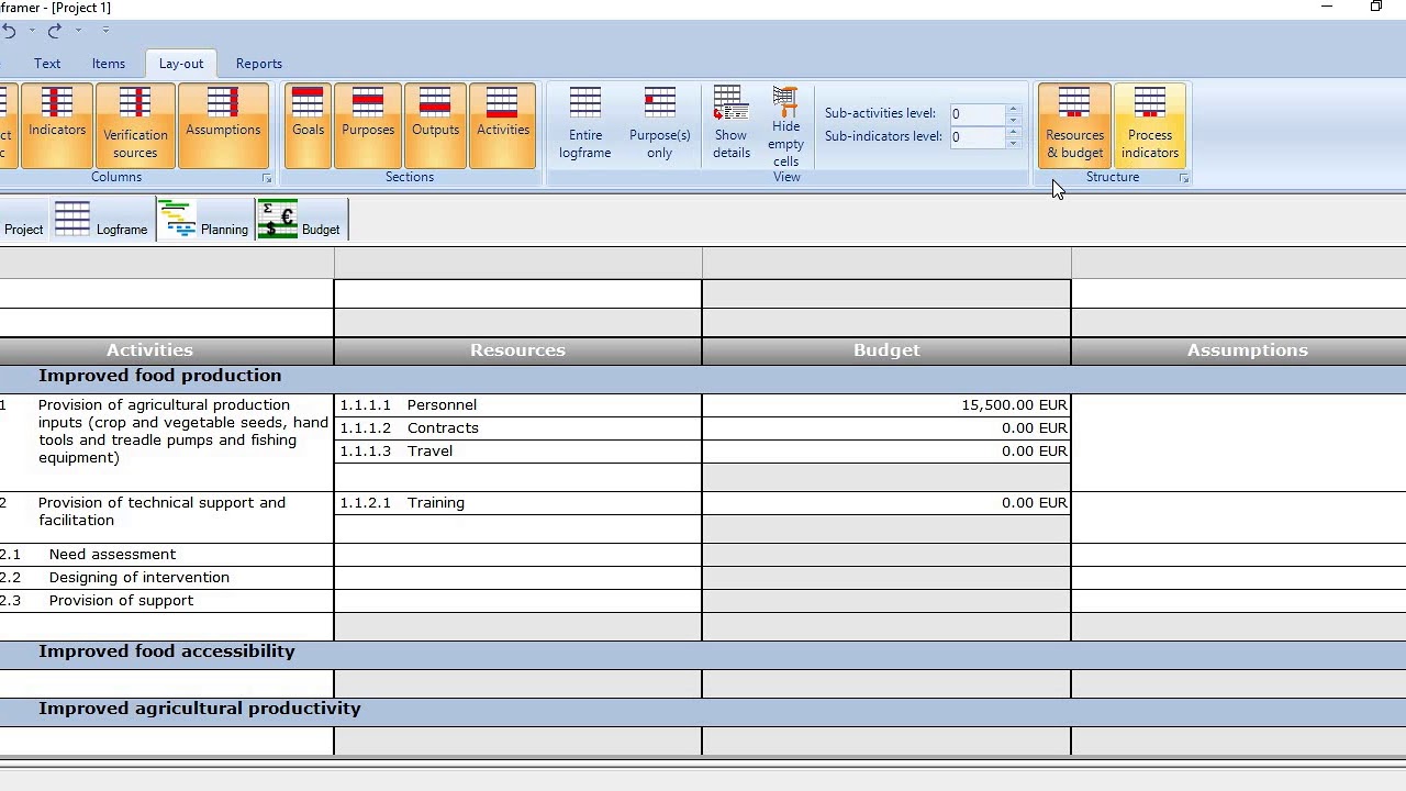 3 Logframer How To Construct Logframe Matrix Youtube