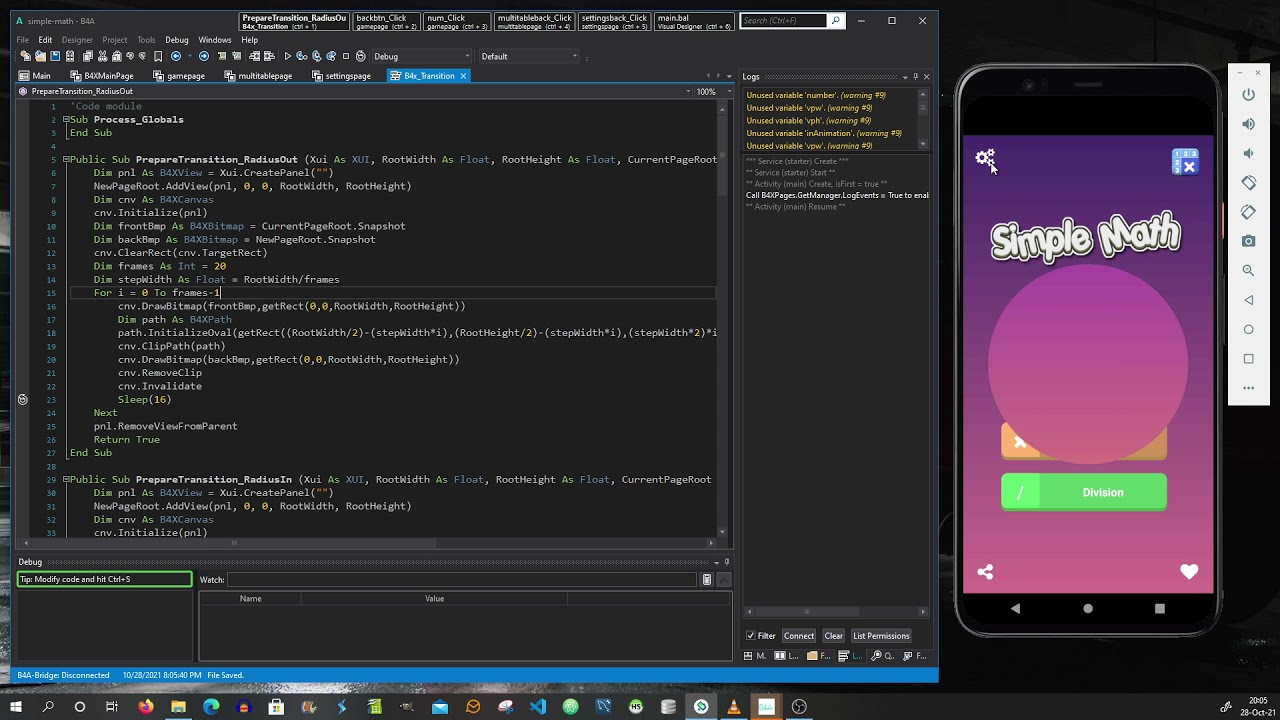 B4xpages Transition Effect Youtube