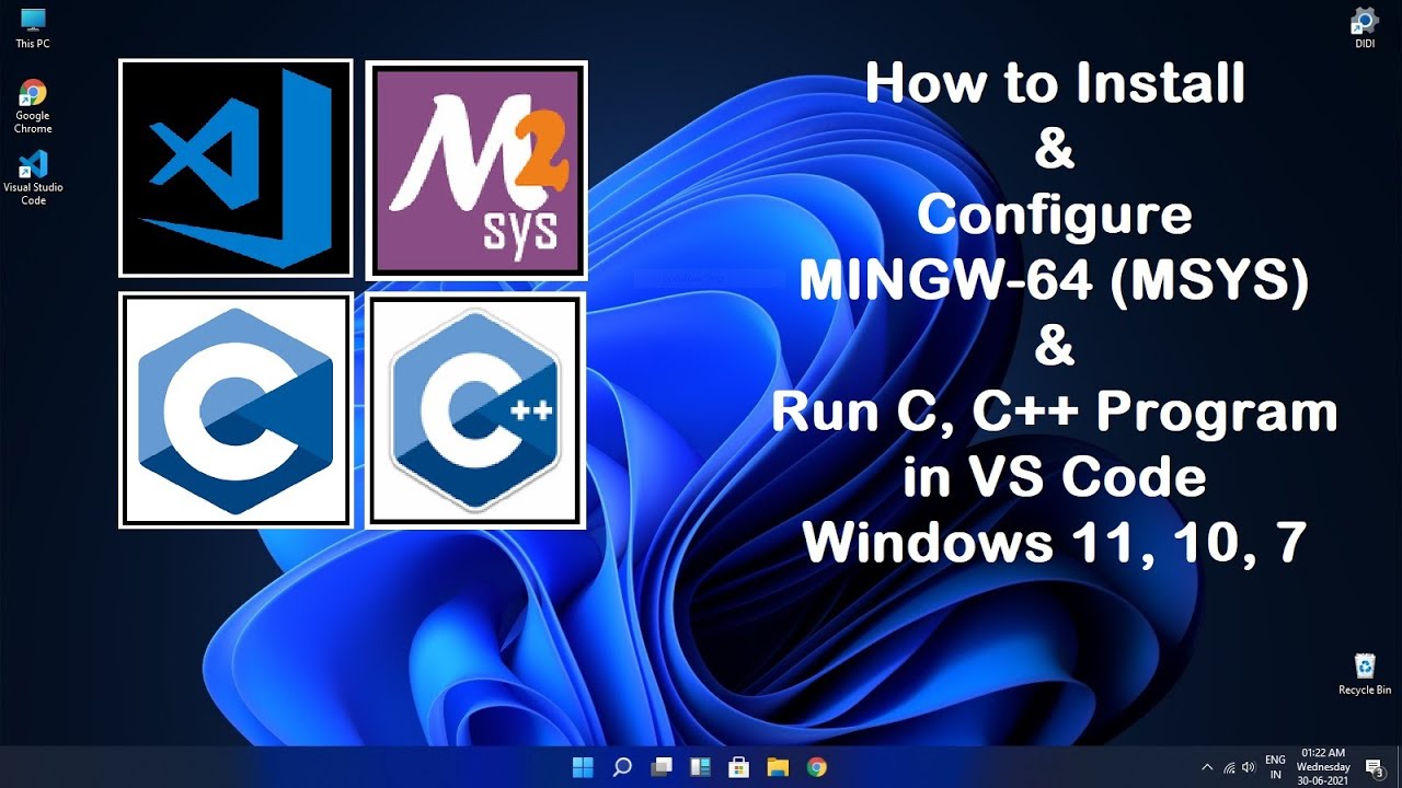 How To Install Mingw Msys2 And Run C C Program In Microsoft Visual Eroppa