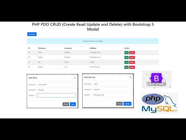 Dcodemania Crud App Using Bootstrap 5 Phpoop Pdomysql Fetch Api Php