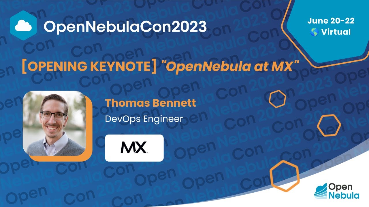 Opennebulacon2023 Opennebula At Mx Youtube