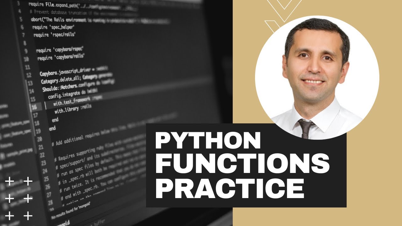 Python Lesson 24 Functions Practice Youtube