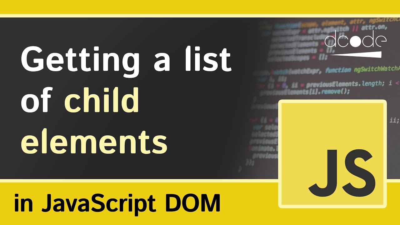 Parentnode Children Property Javascript Dom Tutorial For Beginners
