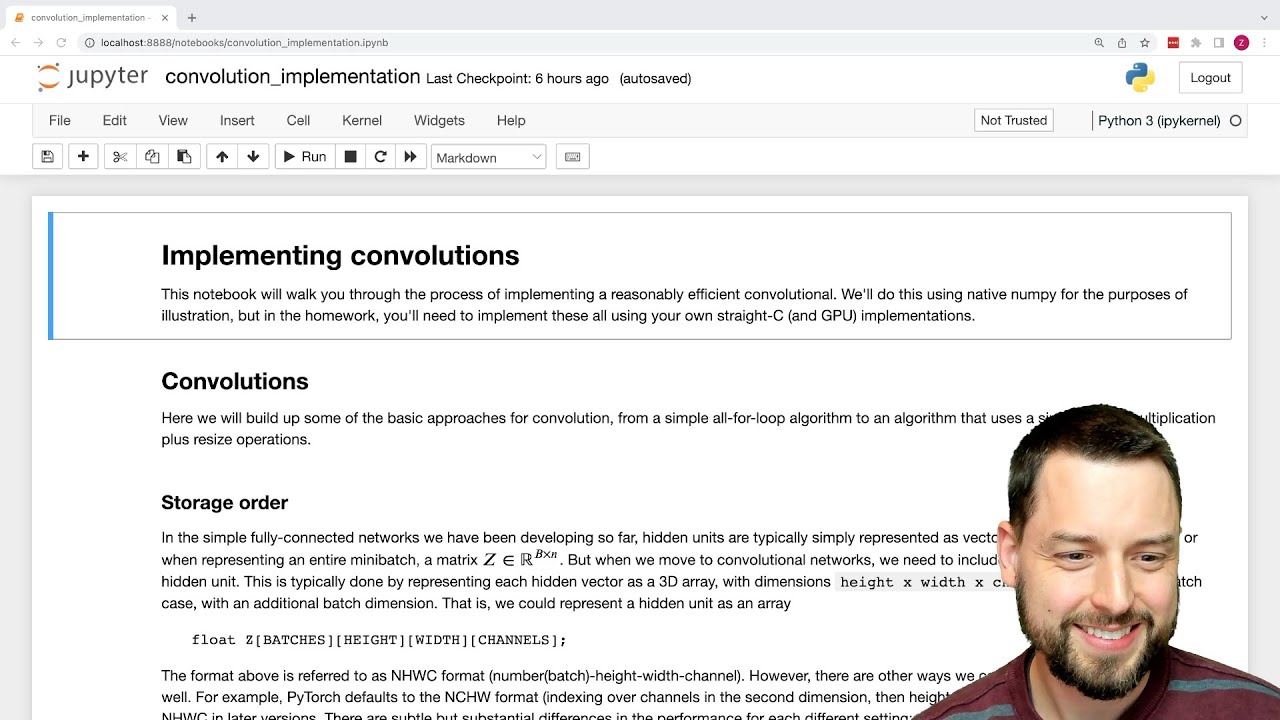 Lecture 14 Implementing Convolutions Youtube