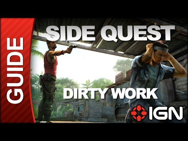 Far Cry 3 Walkthrough Side Mission Dirty Work Ubisoft Help
