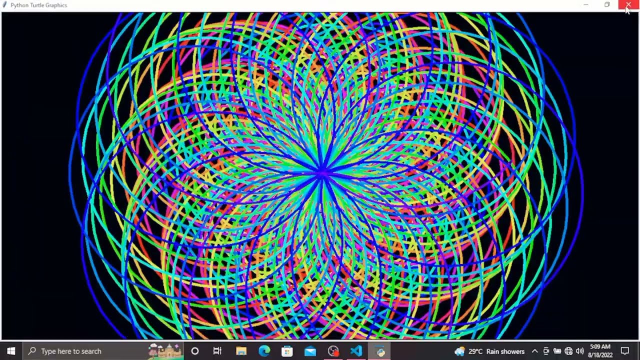 Python Turtle Best Design Tutorial 05 Youtube