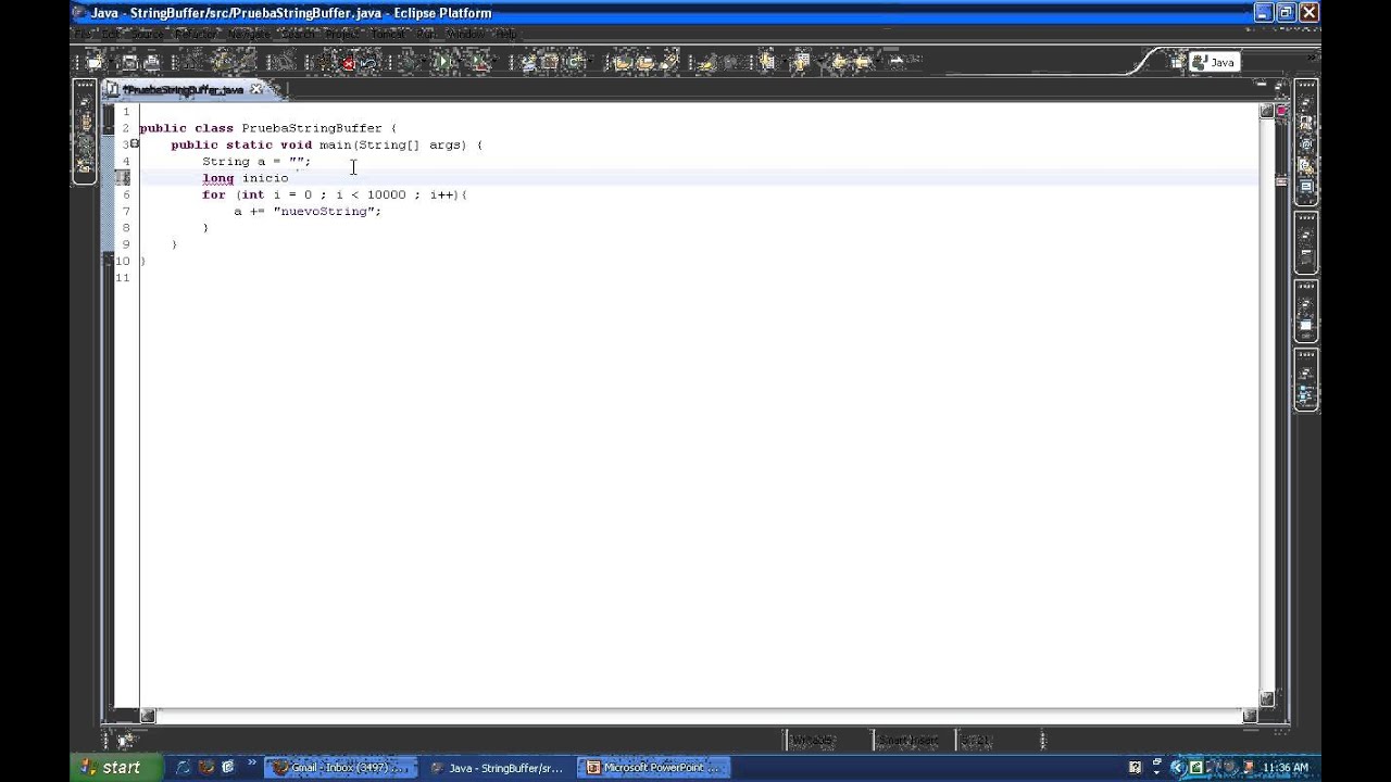 Stringbuffer En Java Youtube