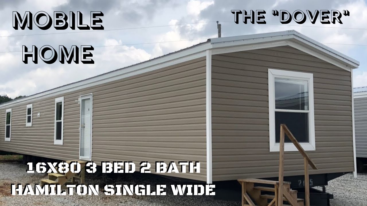The Dover 16x80 3 Bed 2 Bath Hamilton Single Wide Mobile Home