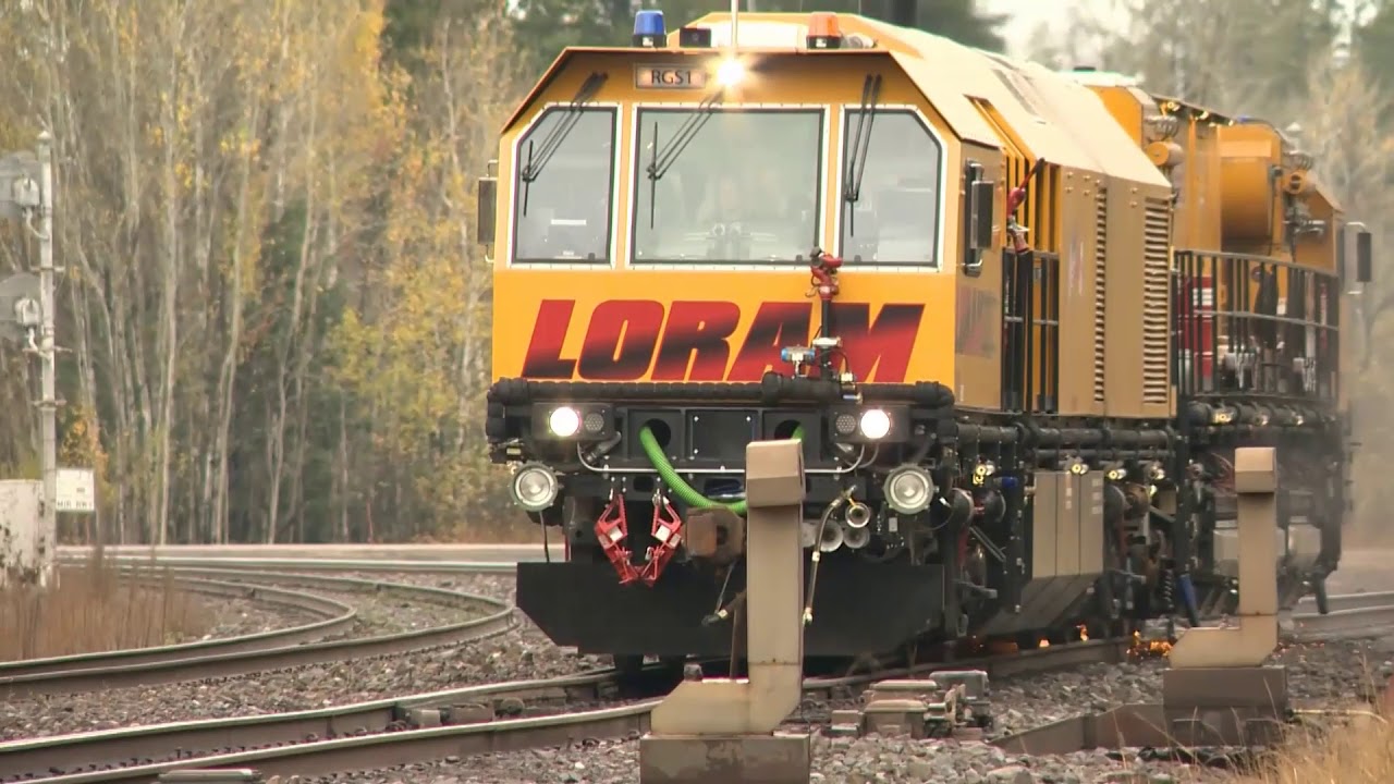 Loram Pty Speciality Grinder Rgs Youtube