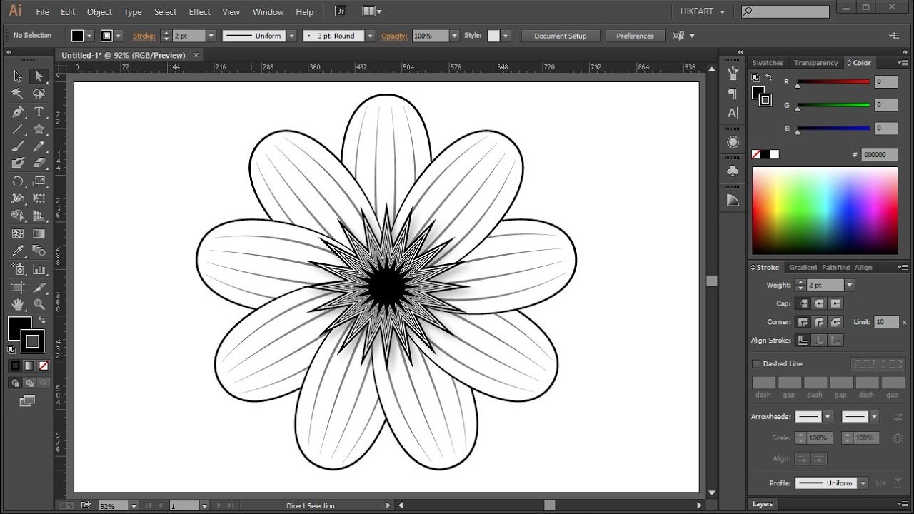 Sensational Tips About How To Draw A Flower In Illustrator Expendituresir