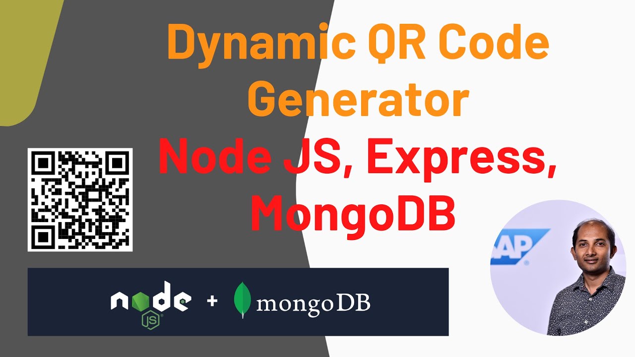 Dynamic Qr Code Generator With Node Js Mongo Db Ejs Youtube
