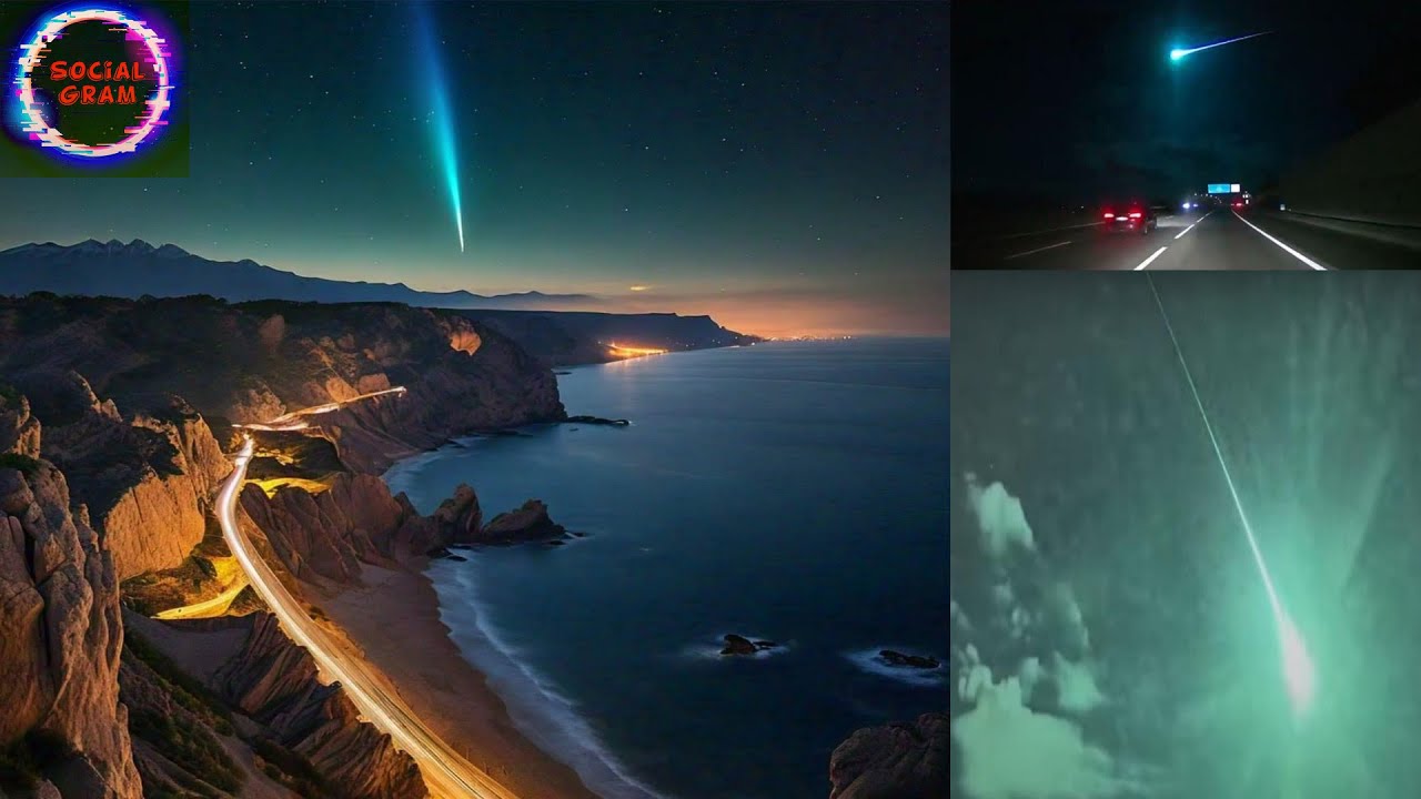 Comet Over Spain And Portugal A Huge Meteor Lights Up The Sky 18