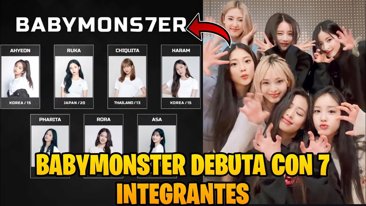 Las Siete Integrantes De Babymonster Van A Debutar Babymonster Ot7