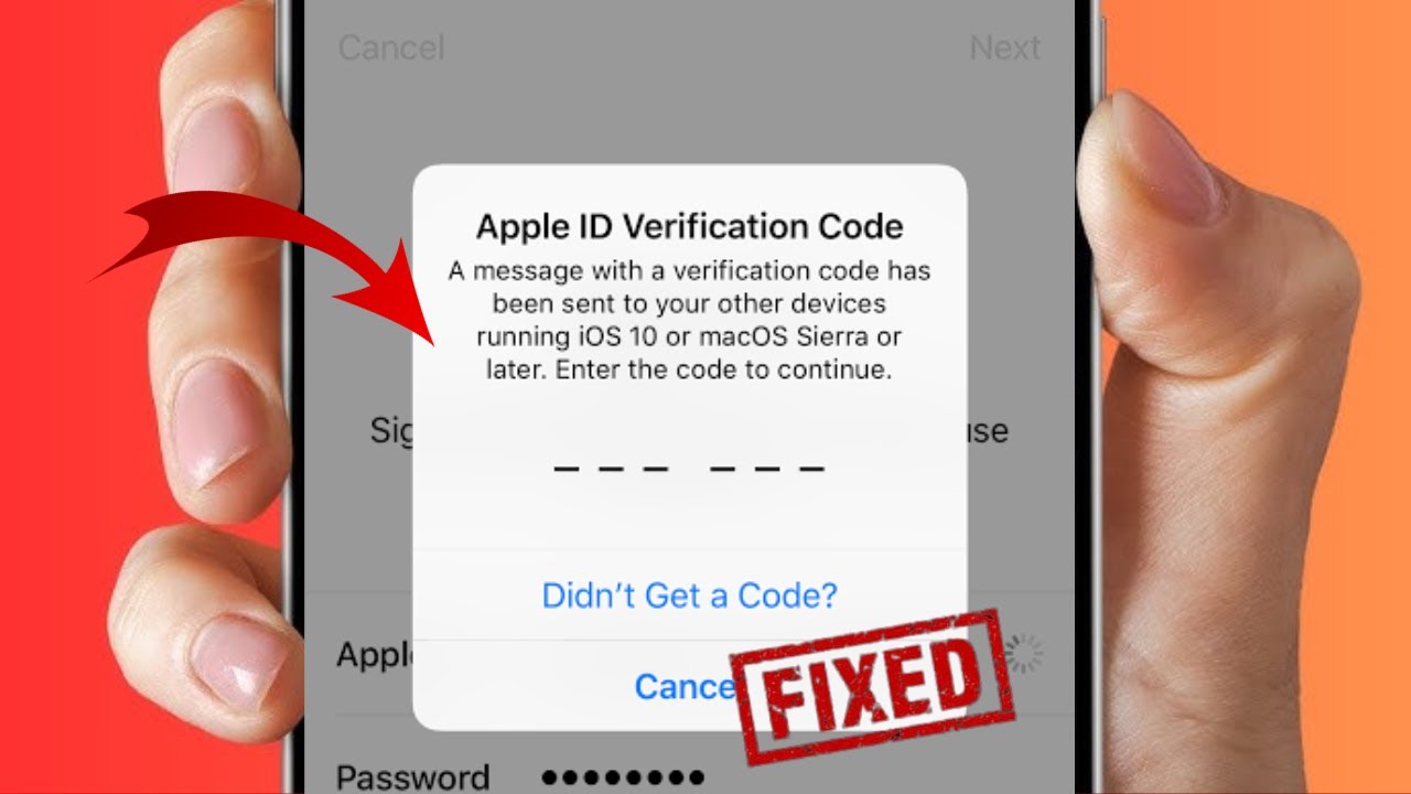Fix Apple Id Verification Code Not Received Iphone Two Factor