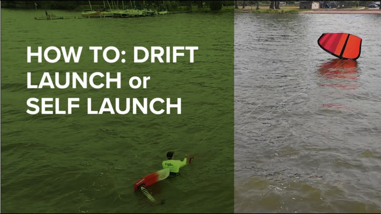 How To Drift Launch Your Kite Alone Self Launch Youtube