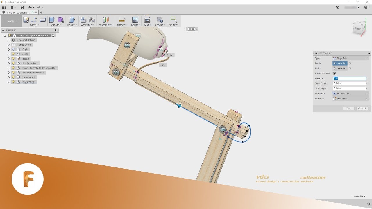 Fusion 360 Workshop Fsn201 20 Capture Position Youtube