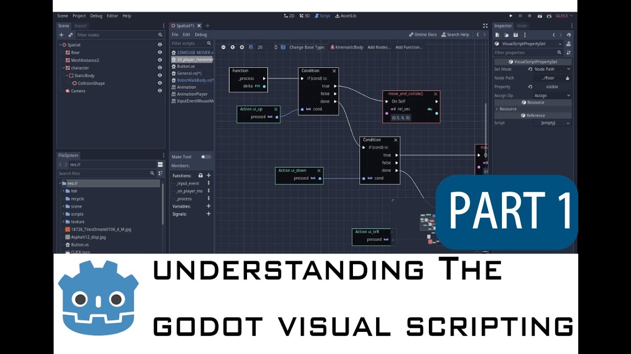 Understanding The Godot Visual Scripting Part 1 Youtube