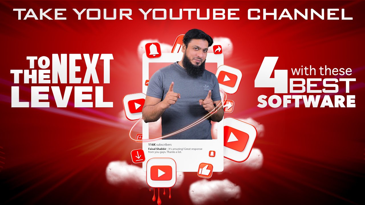 4 Best Softwares That Will Take Your Youtube Channel To The Next Level