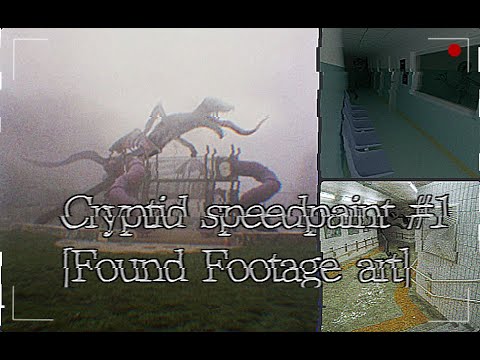 Drawing Cryptids Found Footage Art Speedpaint Youtube