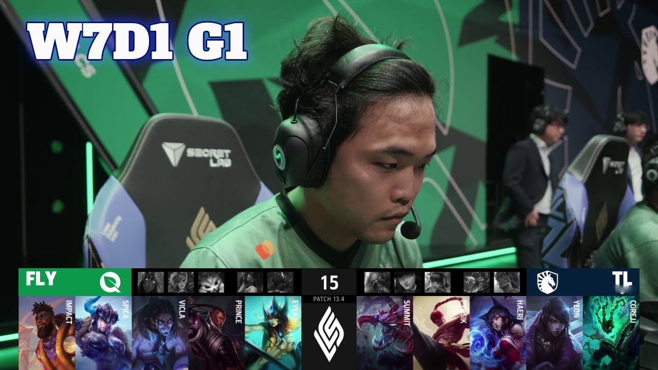 Fly Vs Tl Week 7 Day 1 S13 Lcs Spring 2023 Flyquest Vs Team Liquid