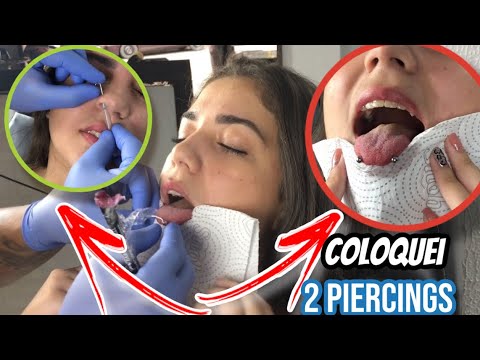 Coloquei 2 Piercings Nariz E Surface Na Língua Leticia Dotti Youtube