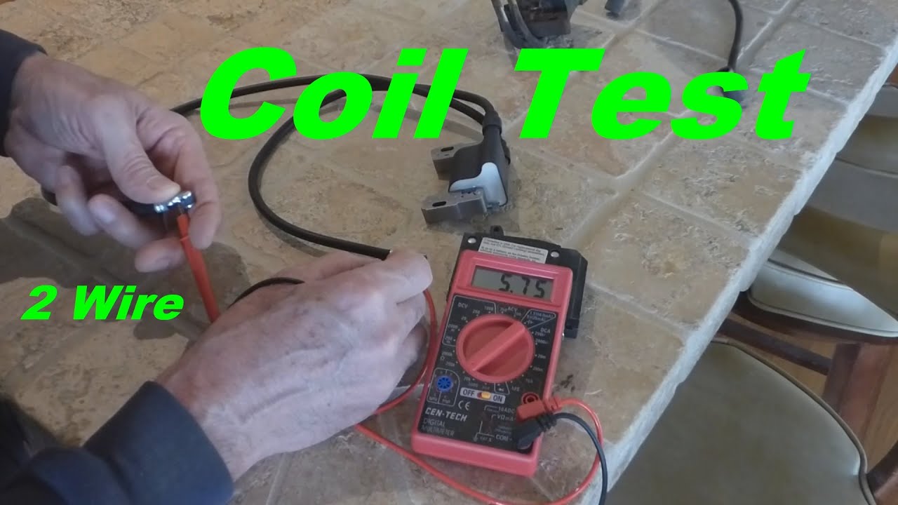 How To Diagnose Test An Ignition Coil On A Small Engine 2 Wire Coil