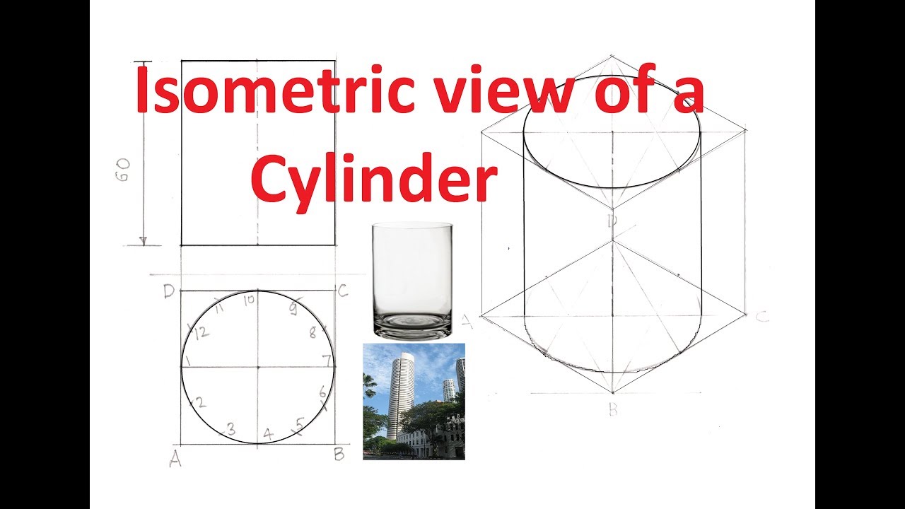 Drawing A Cylinder On Isometric Paper At Hudson Gooch Blog