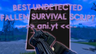 Working 2024 The Best Roblox Fallen Survival Script Ani Yt Silent Aim ...