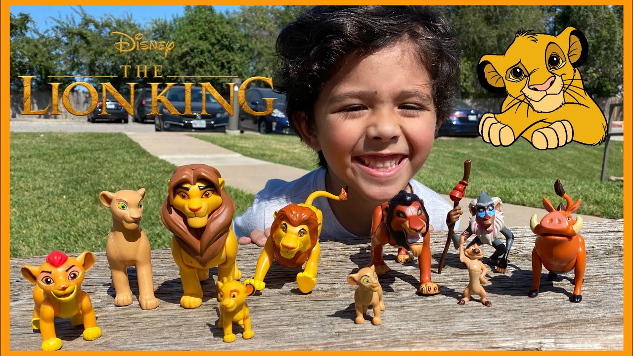 Playing Hide And Seek With The Lion King Toys Youtube
