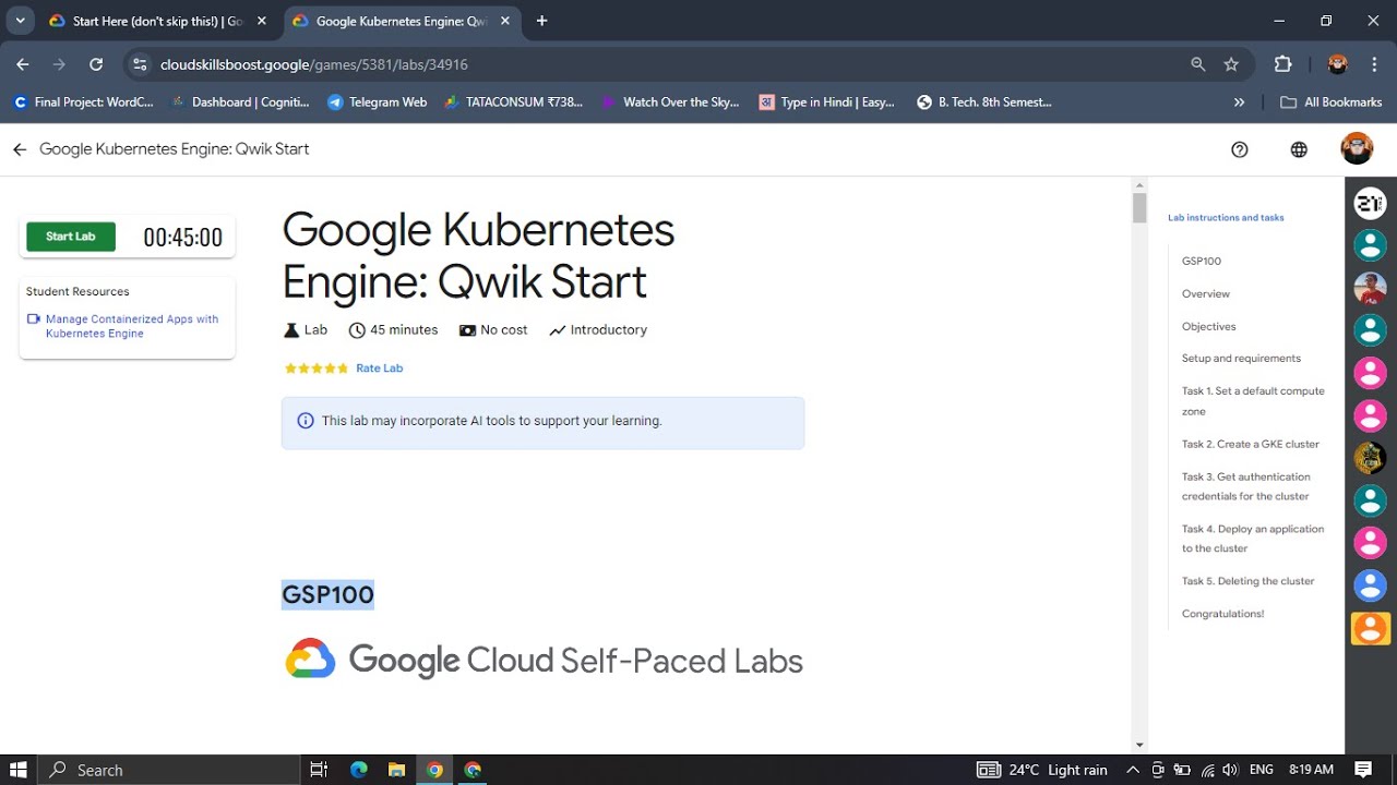 Google Kubernetes Engine Qwik Start Gsp100 рџђ Explained