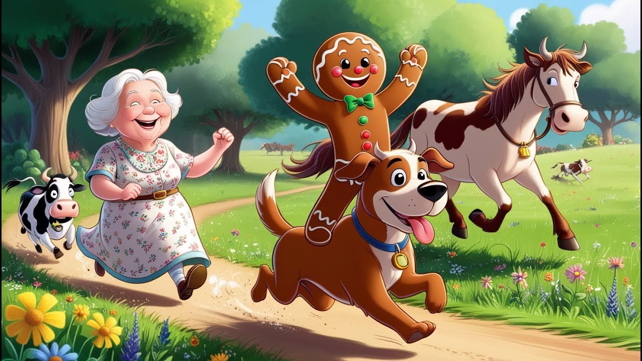 Las Aventuras De La Galletita Jengibre Cuentos Para Niños Youtube