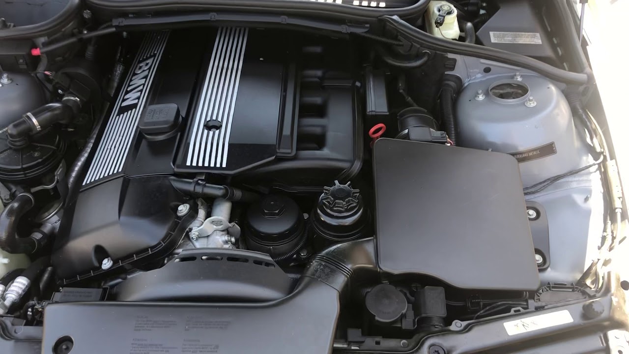 2005 Bmw 330ci Engine Bay Youtube