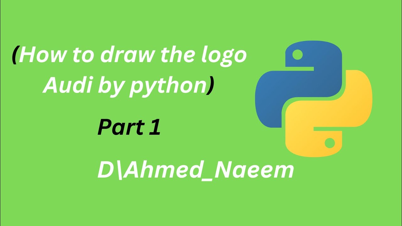 How To Draw Logo Audi By Python Youtube